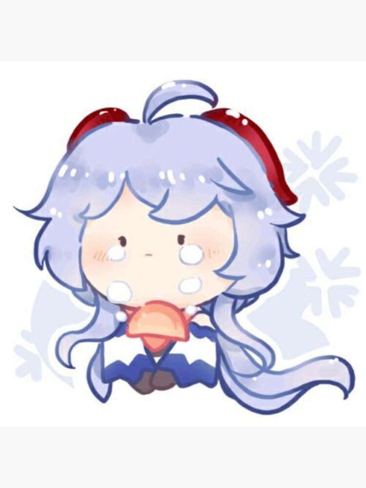 "Chibi Ganyu Genshin Impact Fanart Cryo Ganyu Cry-o Ganyu Genshin ...