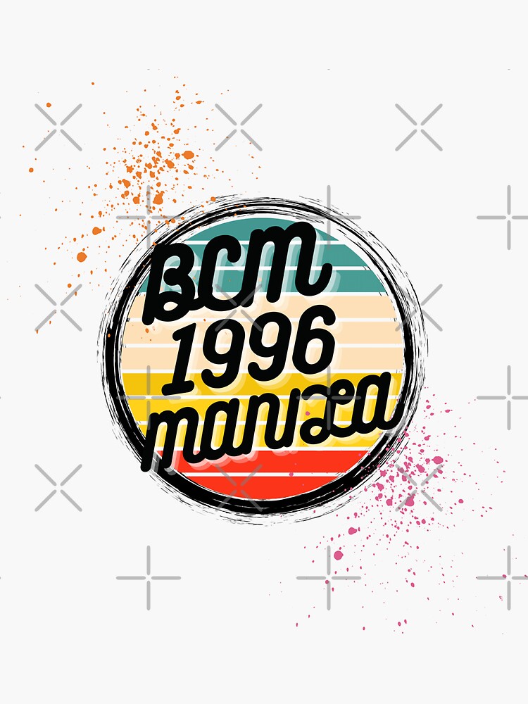 "Bcm 1996 manila" Sticker for Sale by Designhouse297 | Redbubble