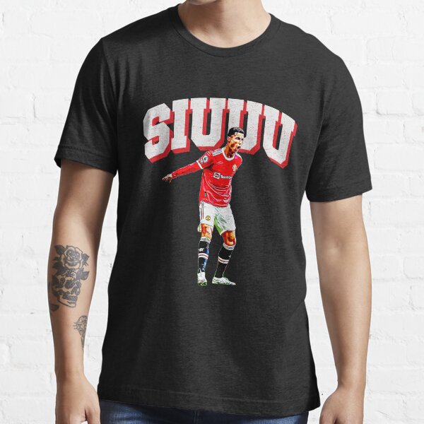 "Siuuu Celebration Goal CR7 Ronaldo Art" T-shirt for Sale by asteea ...