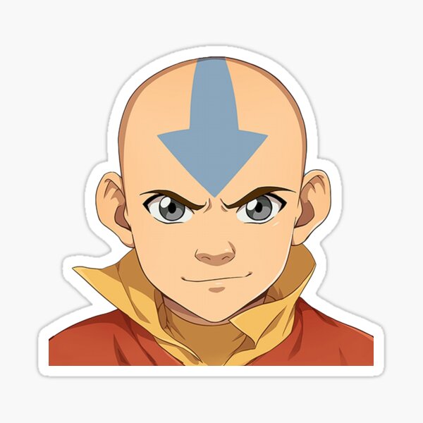 "Aang - Avatar The Last Airbender" Sticker for Sale by PopAltArt ...