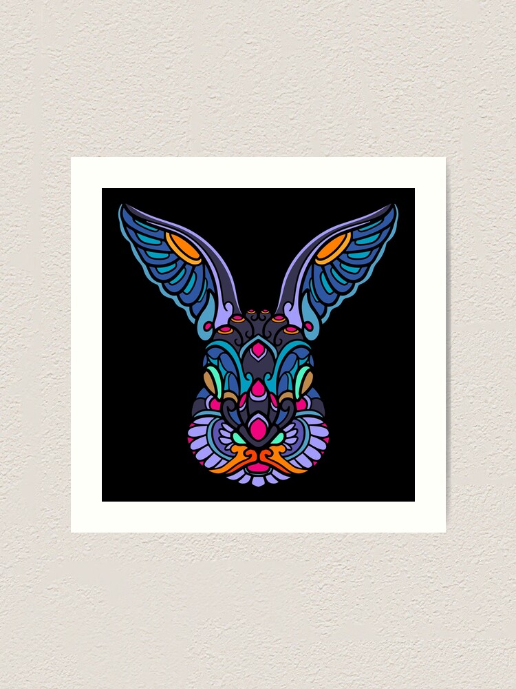 "Year of the Rabbit | Chinese New Year | Colorful Rabbit Zentangle Art ...