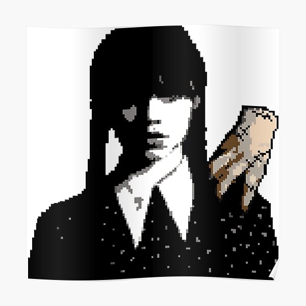 "Wednesday Addams Thing" Poster for Sale by RetrEcho | Redbubble