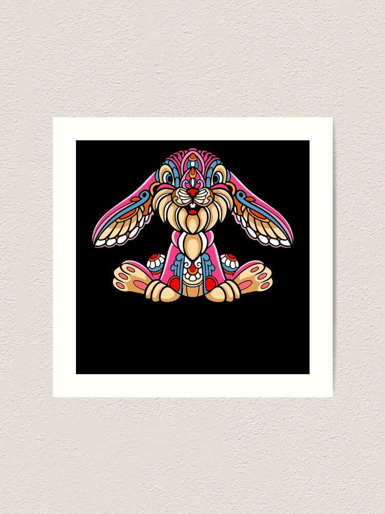 "Year of the Rabbit | Chinese New Year | Colorful Rabbit Zentangle Art ...