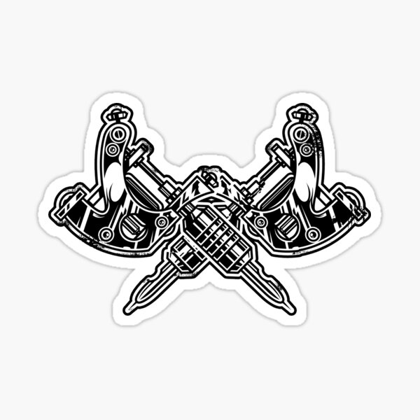 "Addicted To Tattoos" Sticker for Sale by DanDesignn | Redbubble