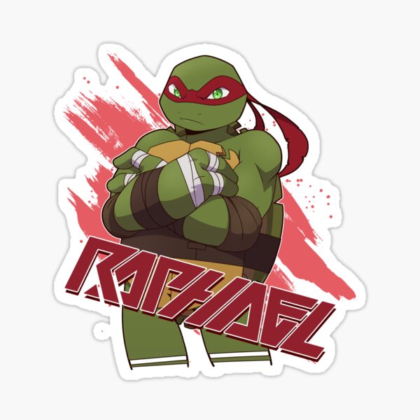 "Raphael -- The Muscle" Sticker for Sale by paladilaura | Redbubble