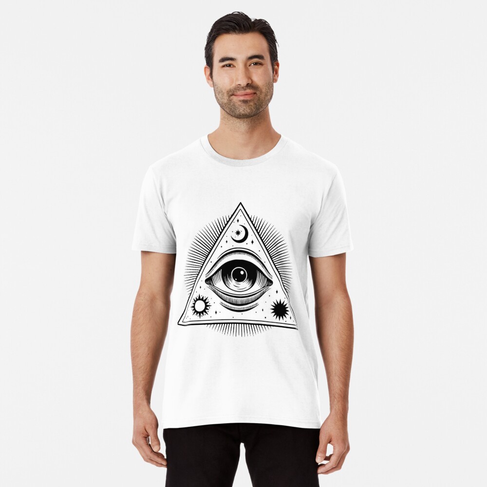 "All Seeing Eye Design" Sticker for Sale by DragonsDepot | Redbubble
