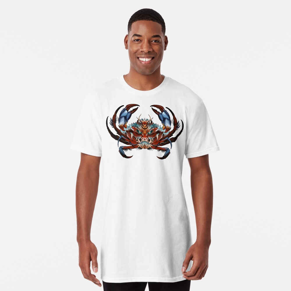 "Heikegani crab art " Sticker for Sale by PickdogArt | Redbubble