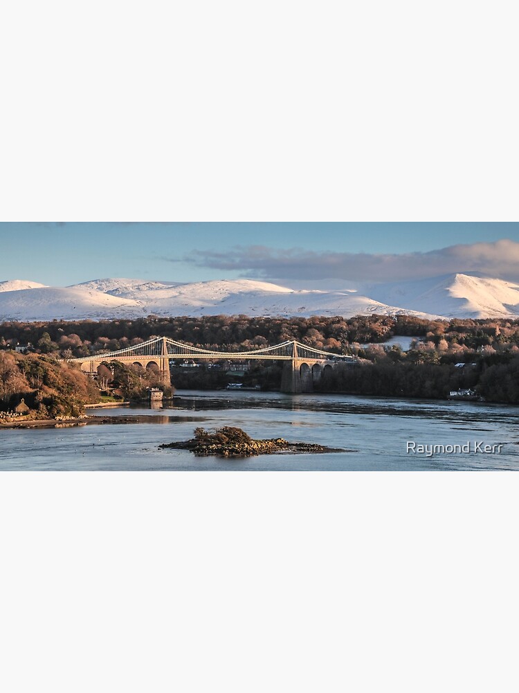 "Menai Bridge - December 2022" Poster for Sale by raymondo | Redbubble