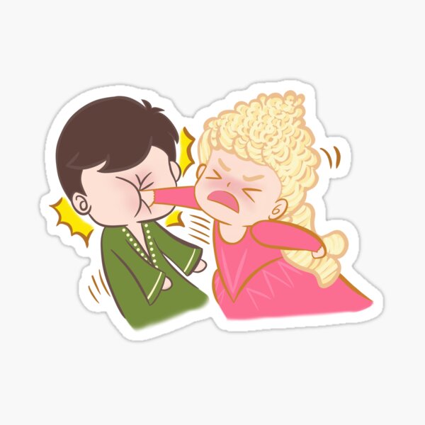 "Catherine punching Peter - The Great Hulu" Sticker for Sale by ...