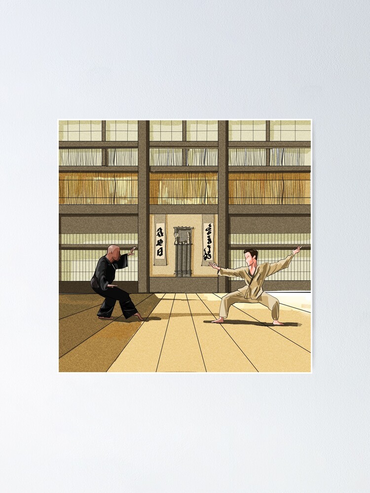 "The matrix dojo scene" Poster for Sale by Isabel de la Fuente | Redbubble