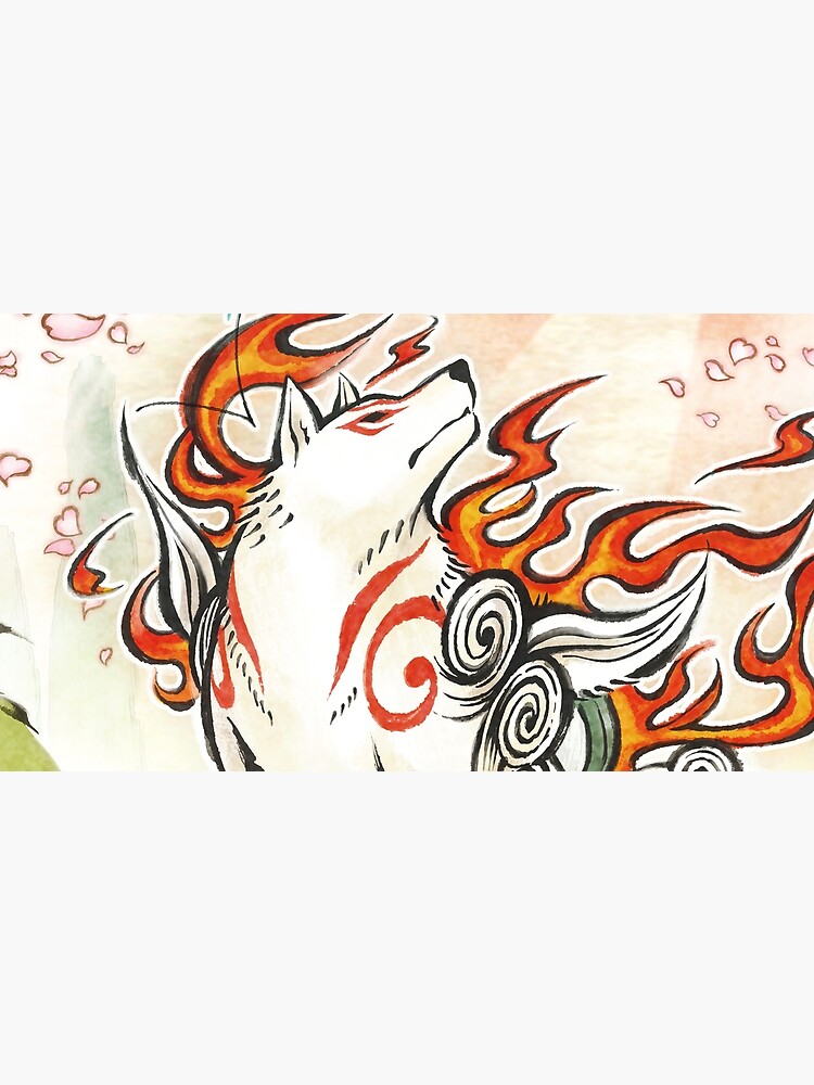 "Okami Amaterasu Wolf Spirit Japanese Sun God" Poster for Sale by ...