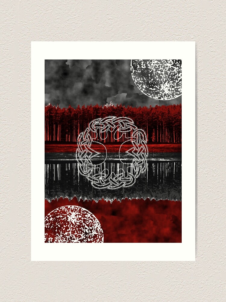 "Celtic Forest" Art Print by etridle | Redbubble