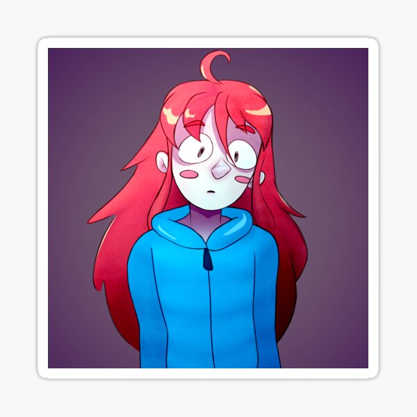 "Madeline in awe - Celeste" Sticker for Sale by delora-draws | Redbubble