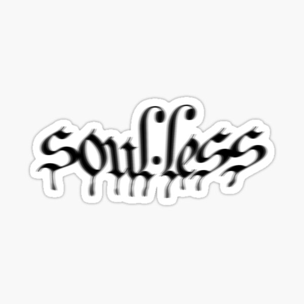 "soulless" Sticker for Sale by VersatilCutie | Redbubble
