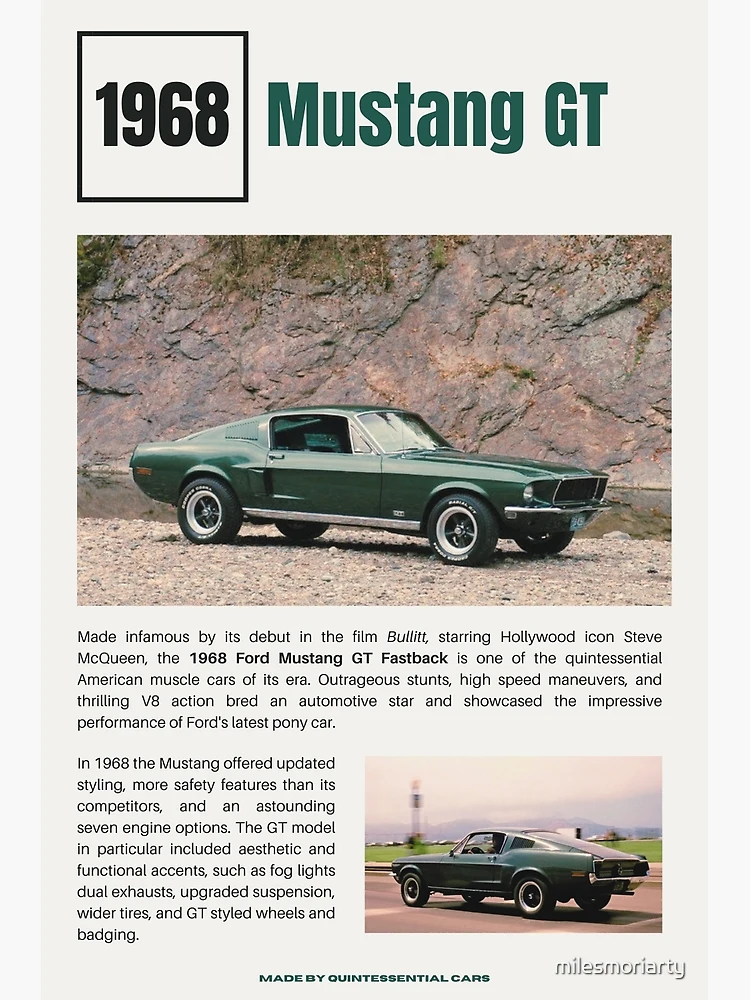 Ford Mustang 1968 Fastback