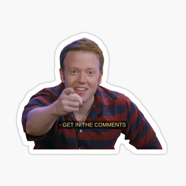 "Get In The Comments - Um Actually" Sticker for Sale by Pranuja | Redbubble