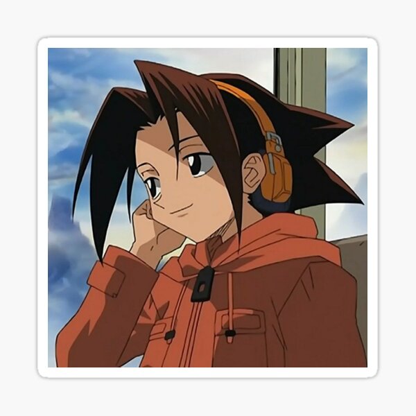 "Yoh Asakura chilling" Sticker for Sale by AnimeShopBalkan | Redbubble