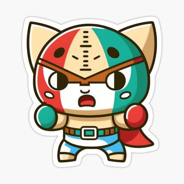 "Lucha Libre Cats | Mexican Wrestling | Kawaii Cats | Chibi Cats ...
