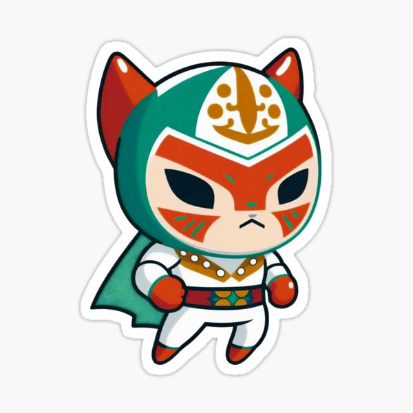 "Lucha Libre Cats | Mexican Wrestling | Kawaii Cats | Chibi Cats ...