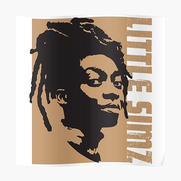 "Little Simz rapper brown illustration " Poster for Sale by Saxon ...