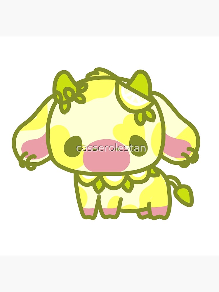 "fluffy lemon cow" Poster for Sale by casserolestan | Redbubble