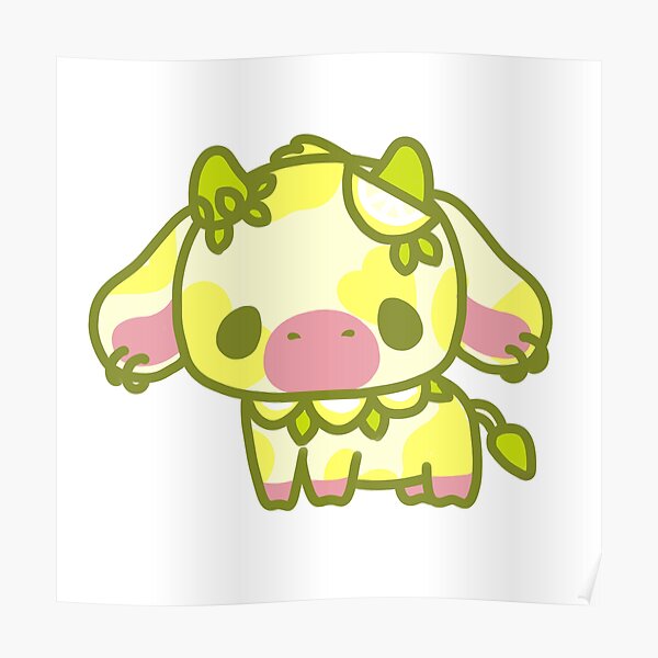"fluffy lemon cow" Poster for Sale by casserolestan | Redbubble