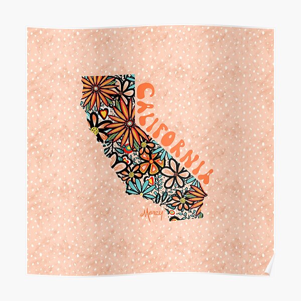 "California State Design | Artist Designed Illustration Featuring ...