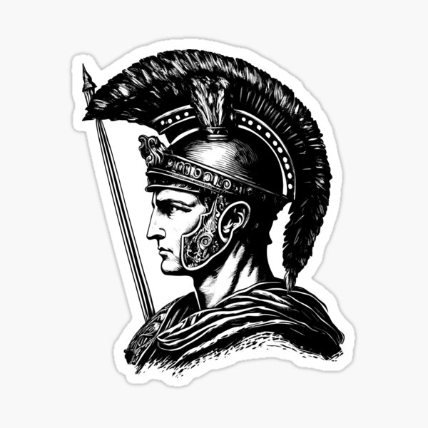 "Roman Soldier" Sticker for Sale by flowinglobe | Redbubble