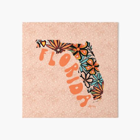 "Florida State Design | Artist Designed Illustration Featuring Florida ...