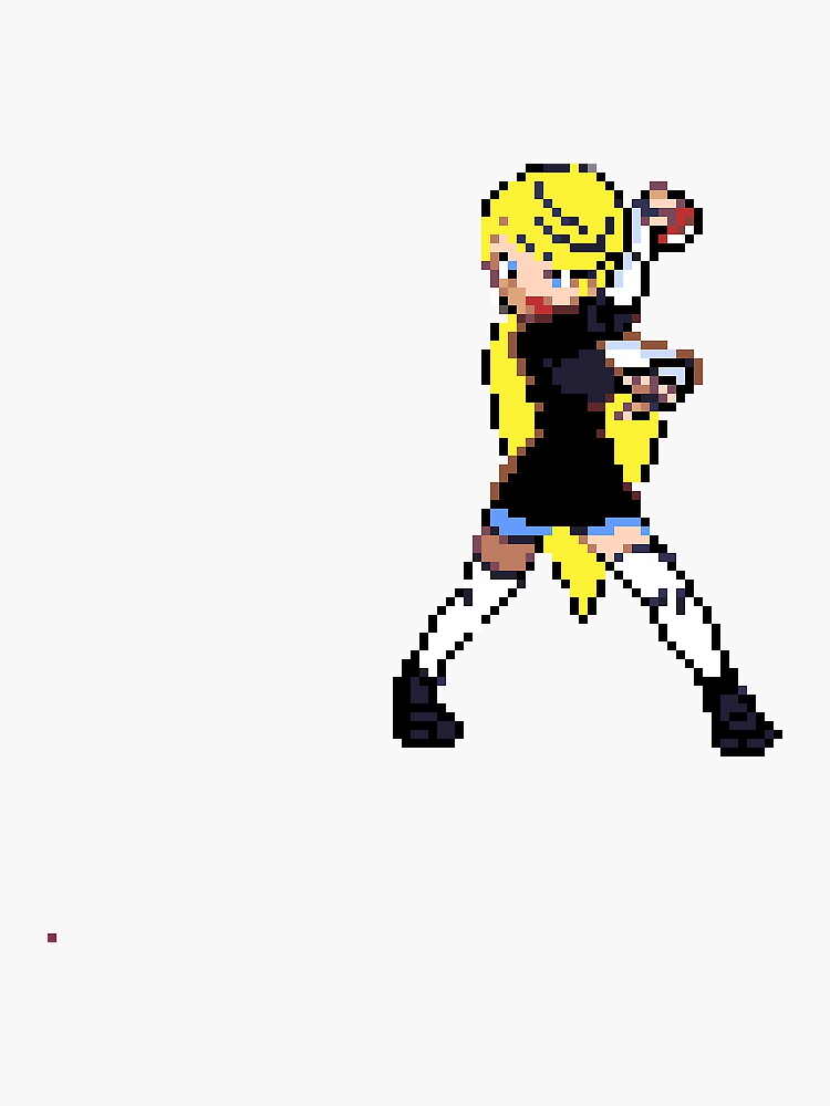 " Blonde Ace Monster Trainer Woman Sprite" Sticker for Sale by ...