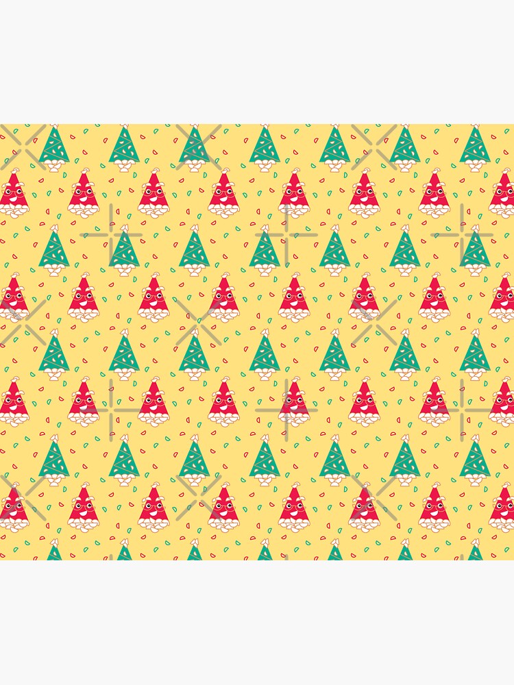 "Geometric Santa Claus & Christmas tree!!" Sticker for Sale by eeviz ...