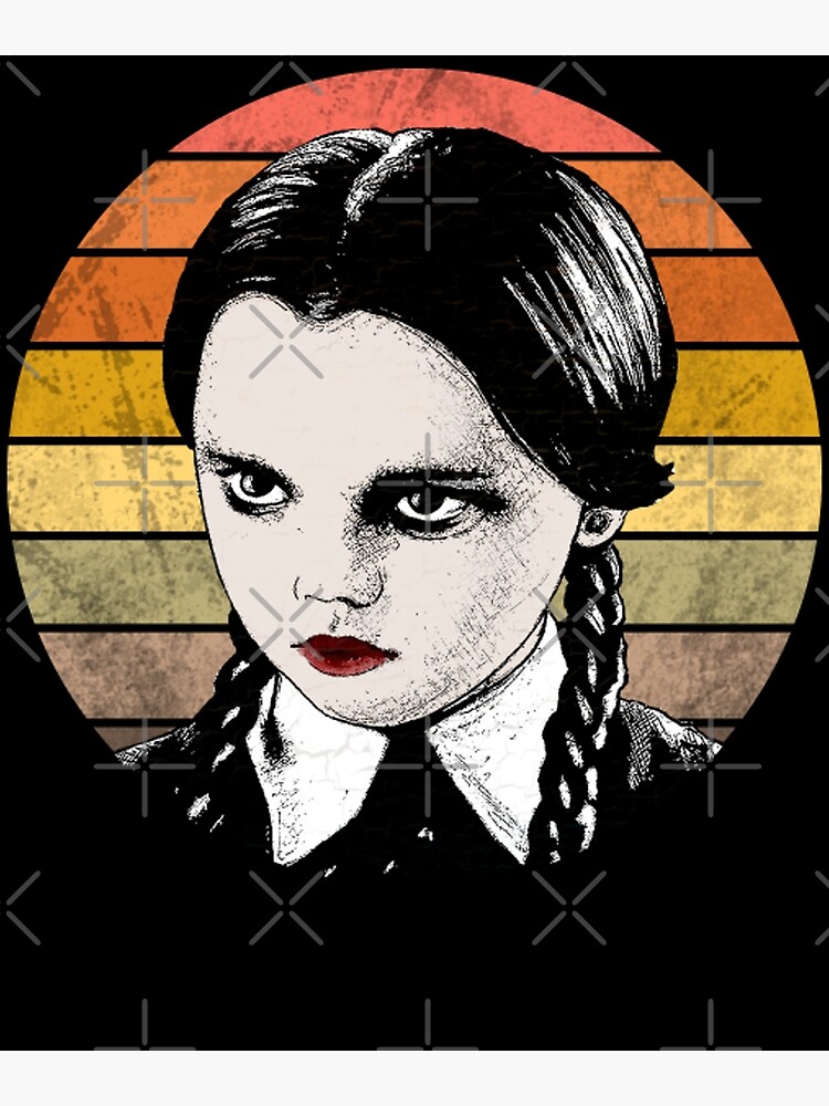 "Wednesday Addams" Poster for Sale by VenusZakShop | Redbubble