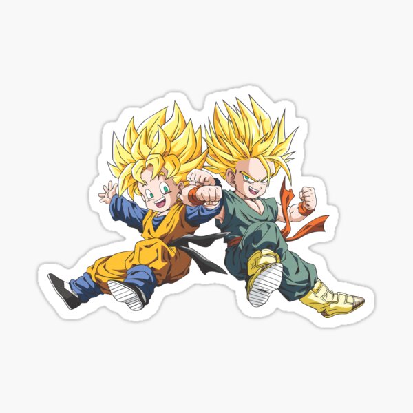 "Goten and Trunks" Sticker for Sale by AlbDesign | Redbubble