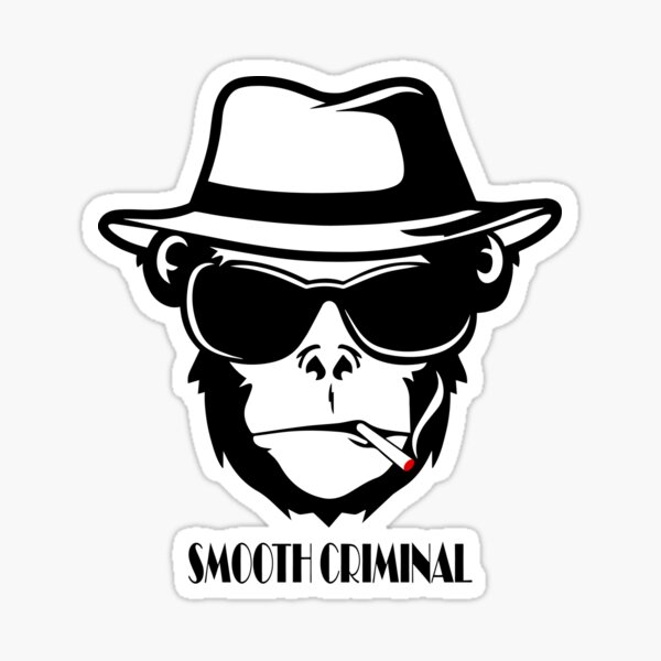 "Smooth Criminal" Sticker for Sale by ACAltCreations | Redbubble