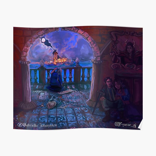 "The Fall of a Lineage" Poster for Sale by fyarae | Redbubble