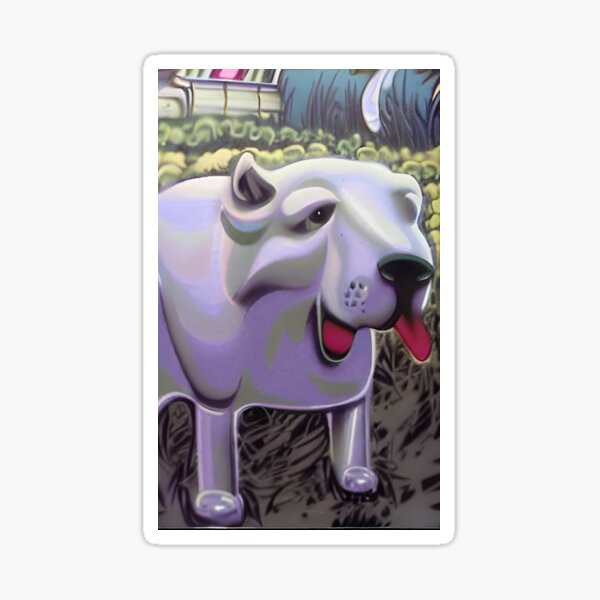 "Droopy Doge" Sticker for Sale by Daeda1usDesigns | Redbubble