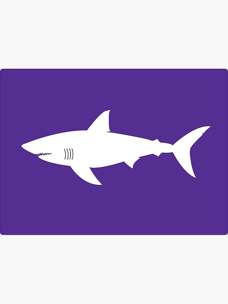 "Shark warning flag purple" Sticker for Sale by surf110 | Redbubble