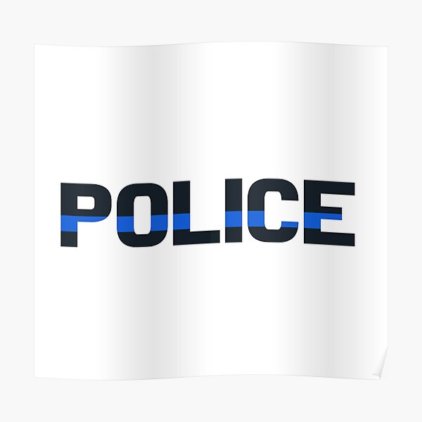 "Australian Police Thin Blue Line" Poster for Sale by Benb2567 | Redbubble
