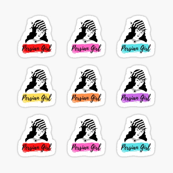 "Persian girl sticker pack - Persian (iranian) sticker pack" Sticker ...