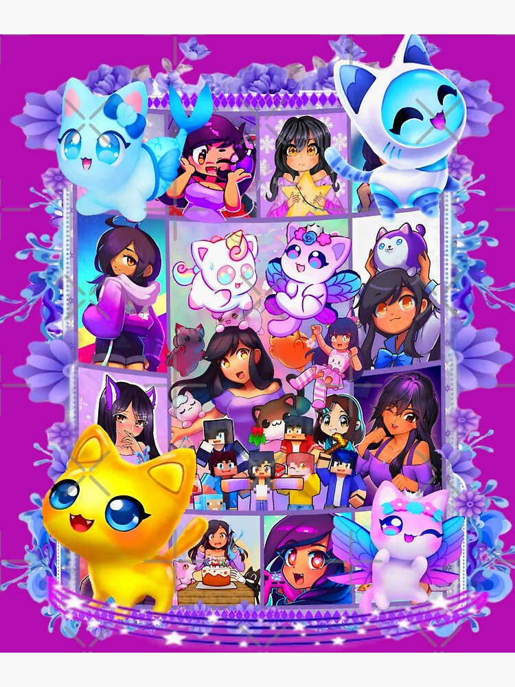"Aphmau Meow Plushies Anime Cats " Poster for Sale by Themagicianfox ...