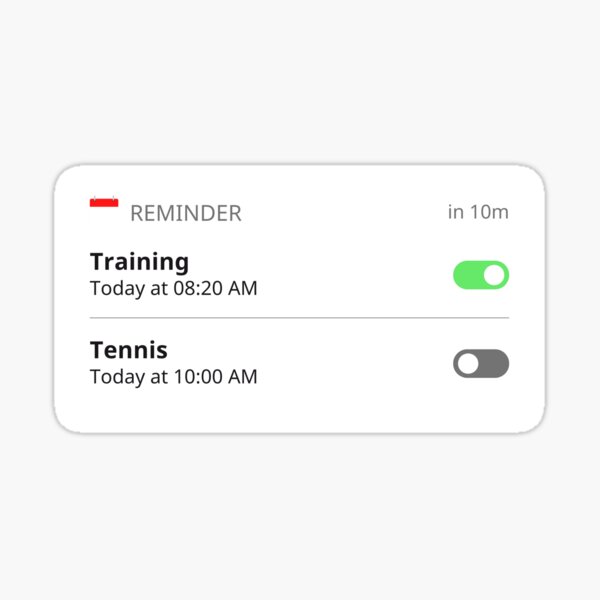 "Training and Tennis Reminder" Sticker for Sale by TieBreak-Tennis ...