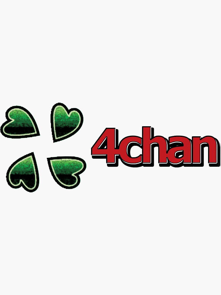 "4chan Logo" Sticker for Sale by I-Cant-We-Can | Redbubble