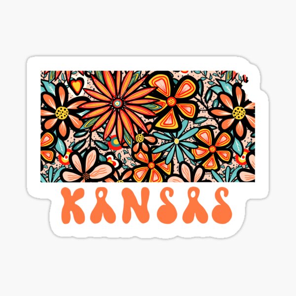 "Kansas State Design | Artist Designed Illustration Featuring Kansas ...