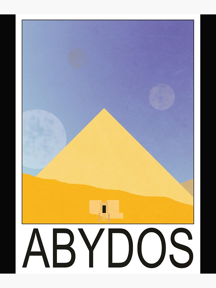 "Stargate - Travel (Abydos) " Poster for Sale by redlanternst | Redbubble