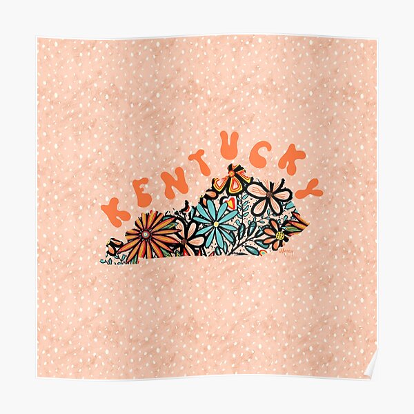 "Kentucky State Design | Artist Designed Illustration Featuring ...