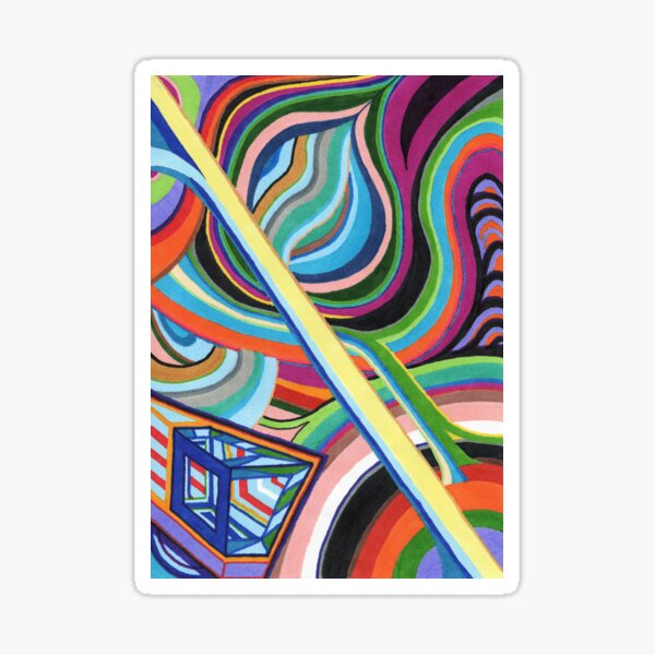 "Dynamic Flow" Sticker for Sale by MikeFury | Redbubble
