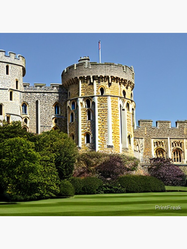 "Windsor Castle-home to the Royal Family" Sticker for Sale by ...