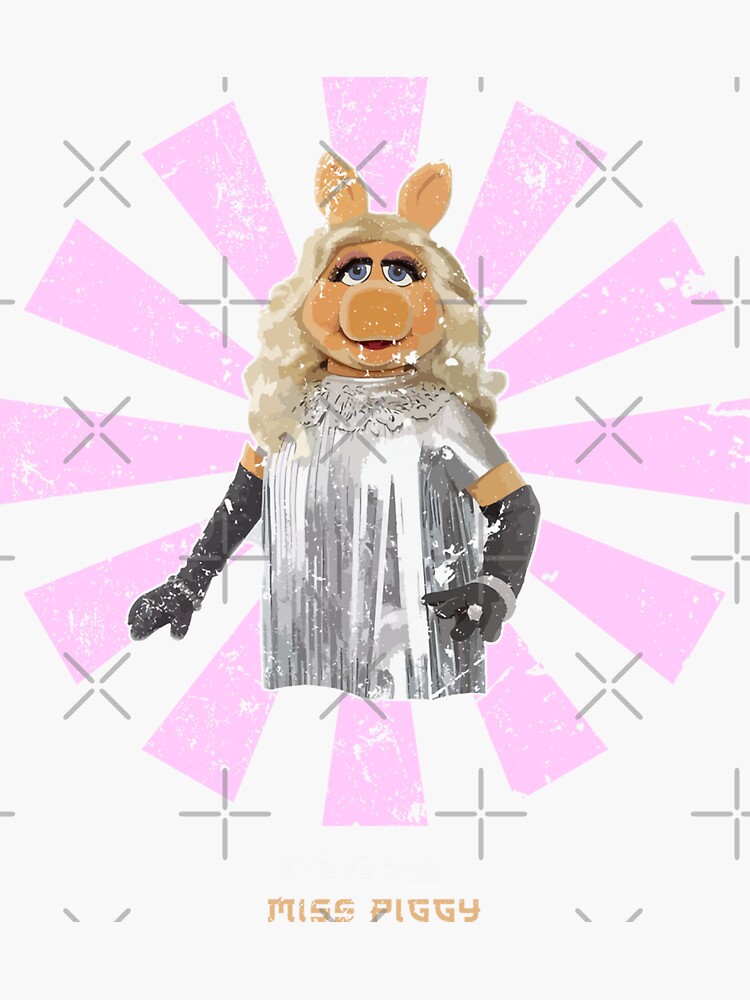 "Miss Puppet Character Piggy Gift Movie Fans" Sticker for Sale by ...