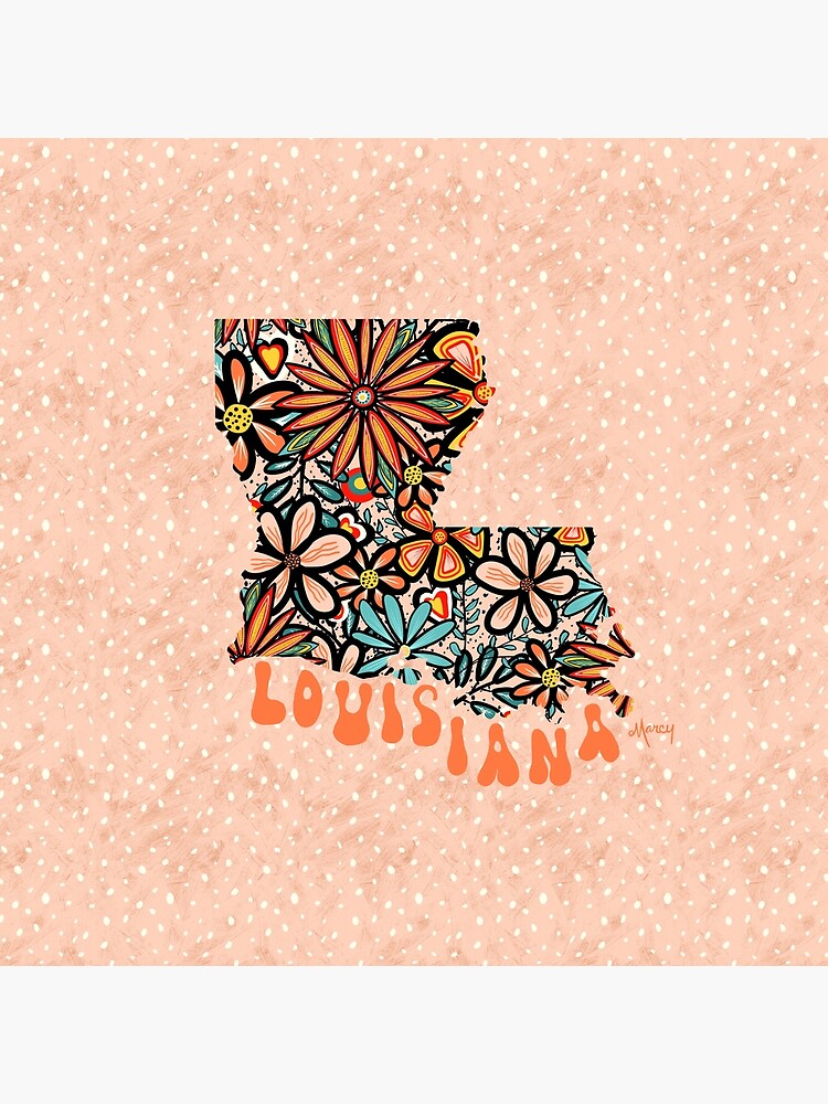 "Louisiana State Design | Artist Designed Illustration Featuring ...