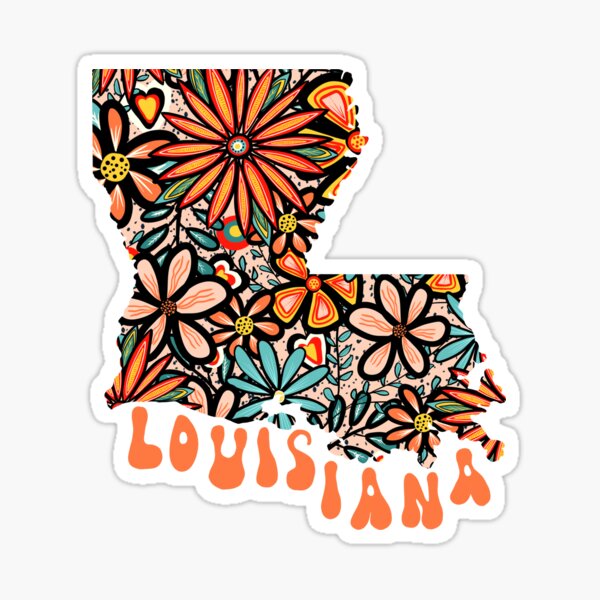 "Louisiana State Design | Artist Designed Illustration Featuring ...